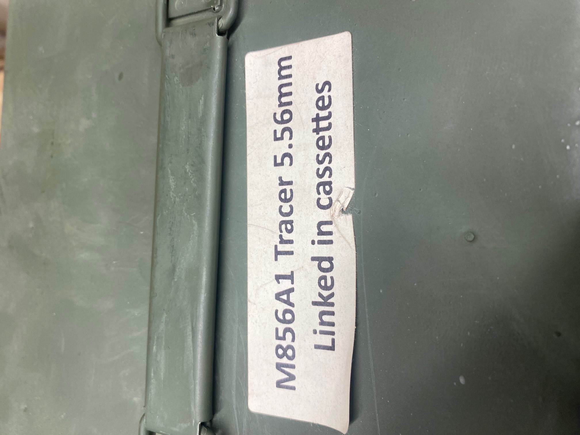 Factory M856A1 Tracer Linked 5.56mm — 20-Round Belts (M27 Link)