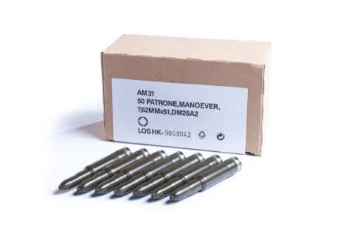 AM31 Plastic .308 Winchester (7.62x51mm) Blanks – 50 Rounds