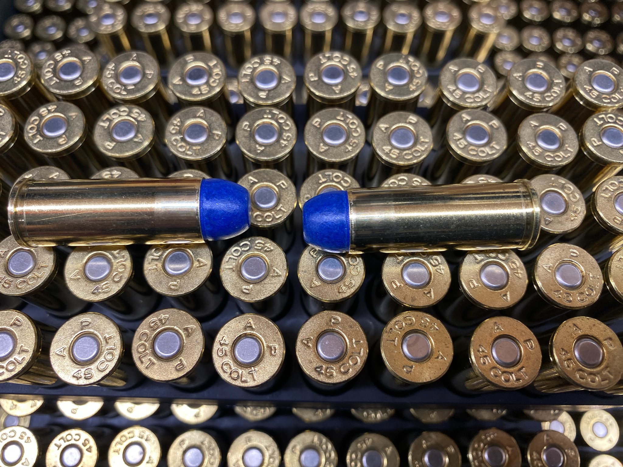 .45 LC 250gr Blue Polymer Ammo | Detroit Ammunition Co