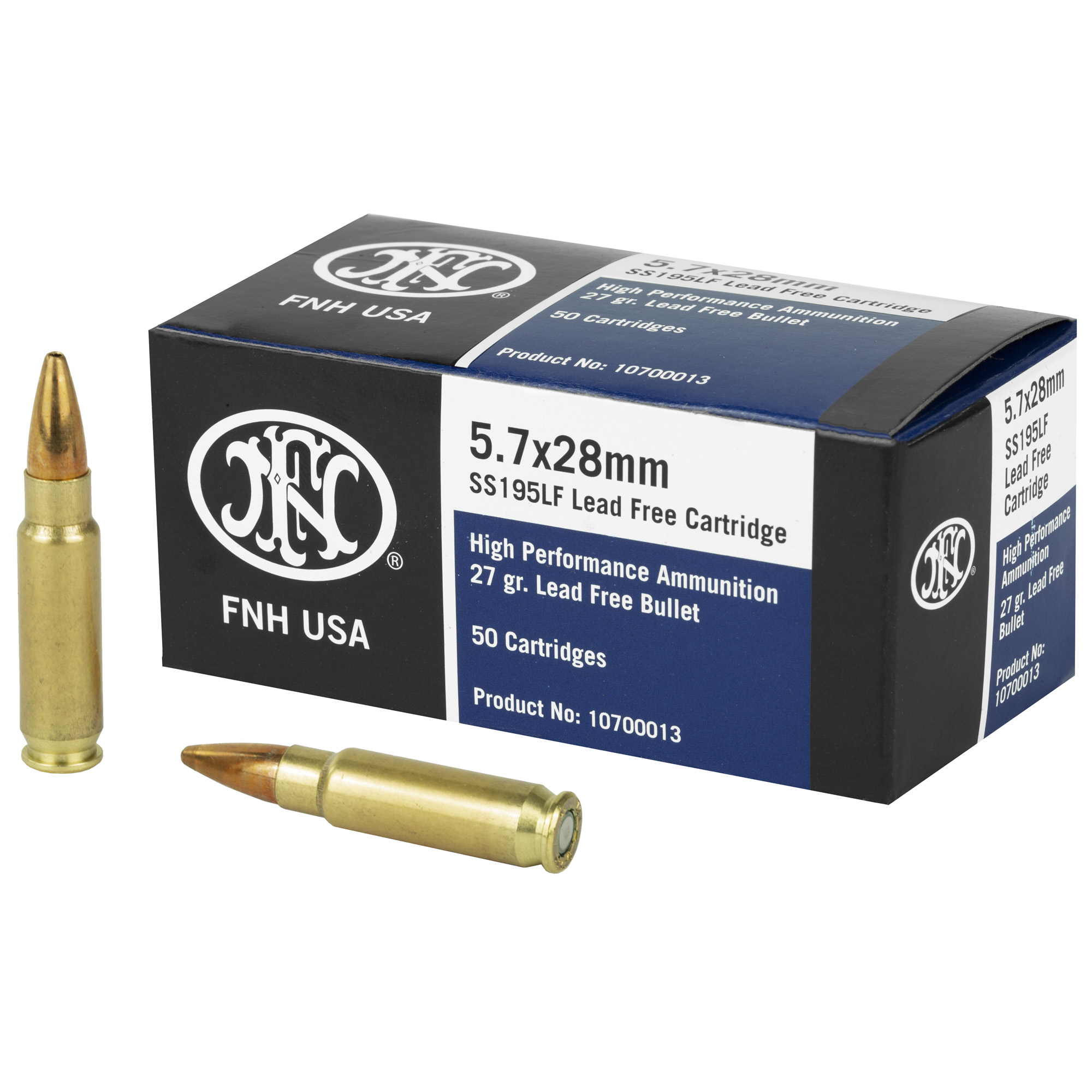 FN SS195LF 5.7x28mm 27gr Lead-Free HP – 50rd Box | Detroit Ammunition ...
