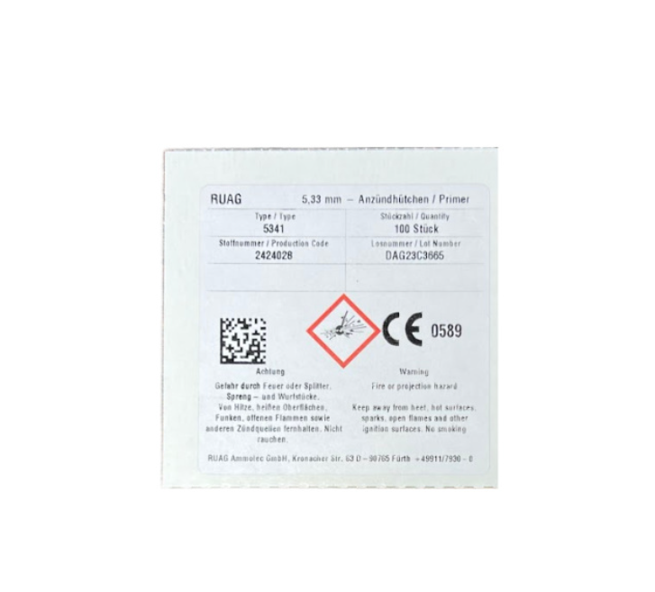 RUAG Large Rifle Primers (1000 Primers)