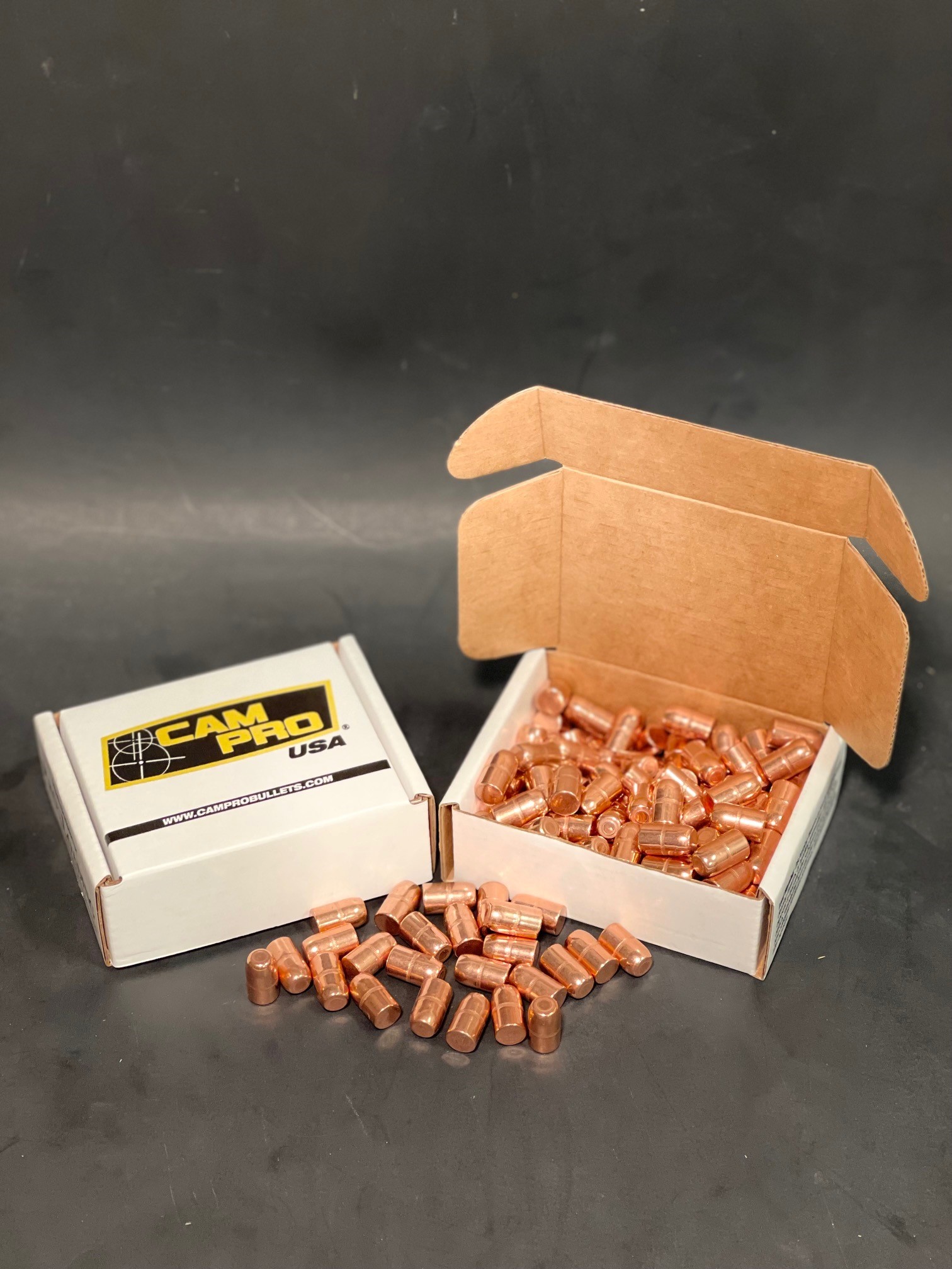 CamPro .38/.357 158gr Plated RNFP Bullets – Precision for Reloading