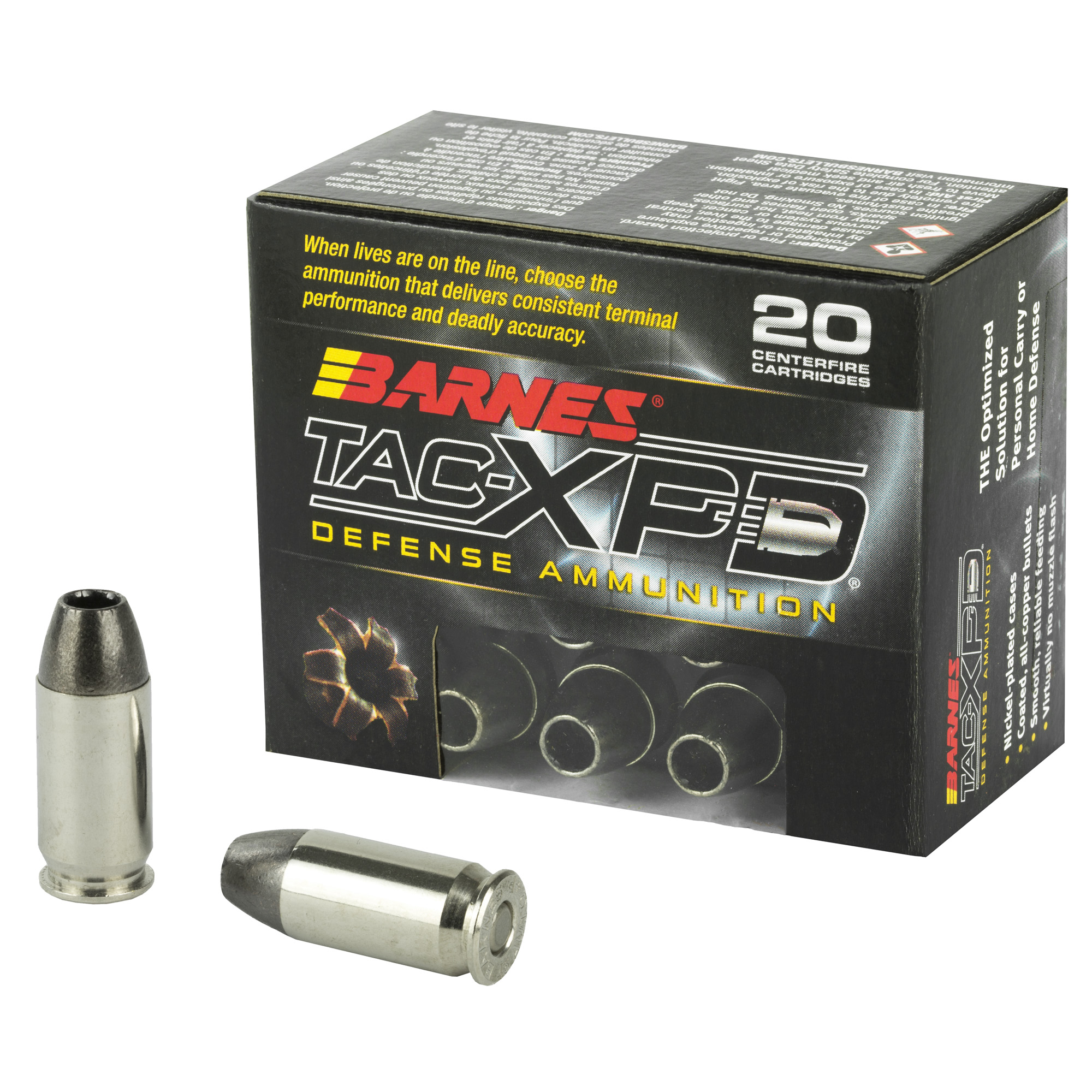 BARNES TAC-XPD 45ACP 185GR HP 20/200 - Detroit Ammo Co.