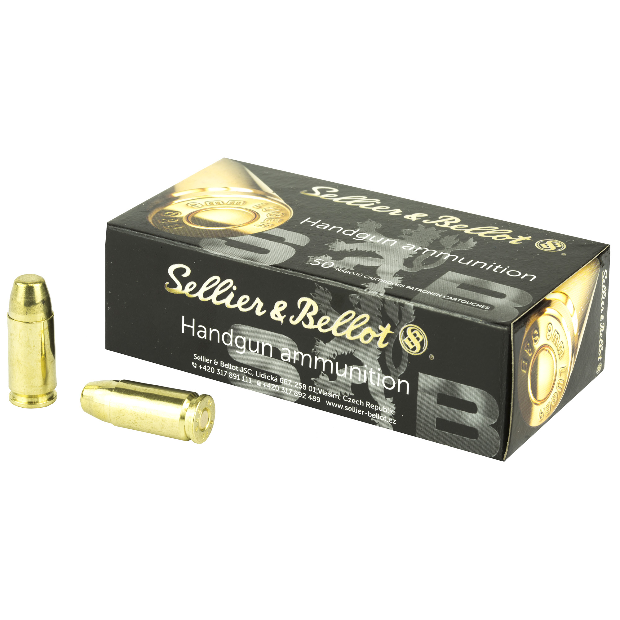 Sellier & Bellot 9mm Subsonic 150 gr FMJ – 50 Rounds | Detroit ...